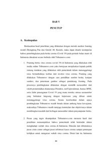 FRAMING MEDIA ONLINE TERHADAP PEMBERITAAN VIRUS CORONA (Analisa Framing Model Zhongdang Pan dan ...